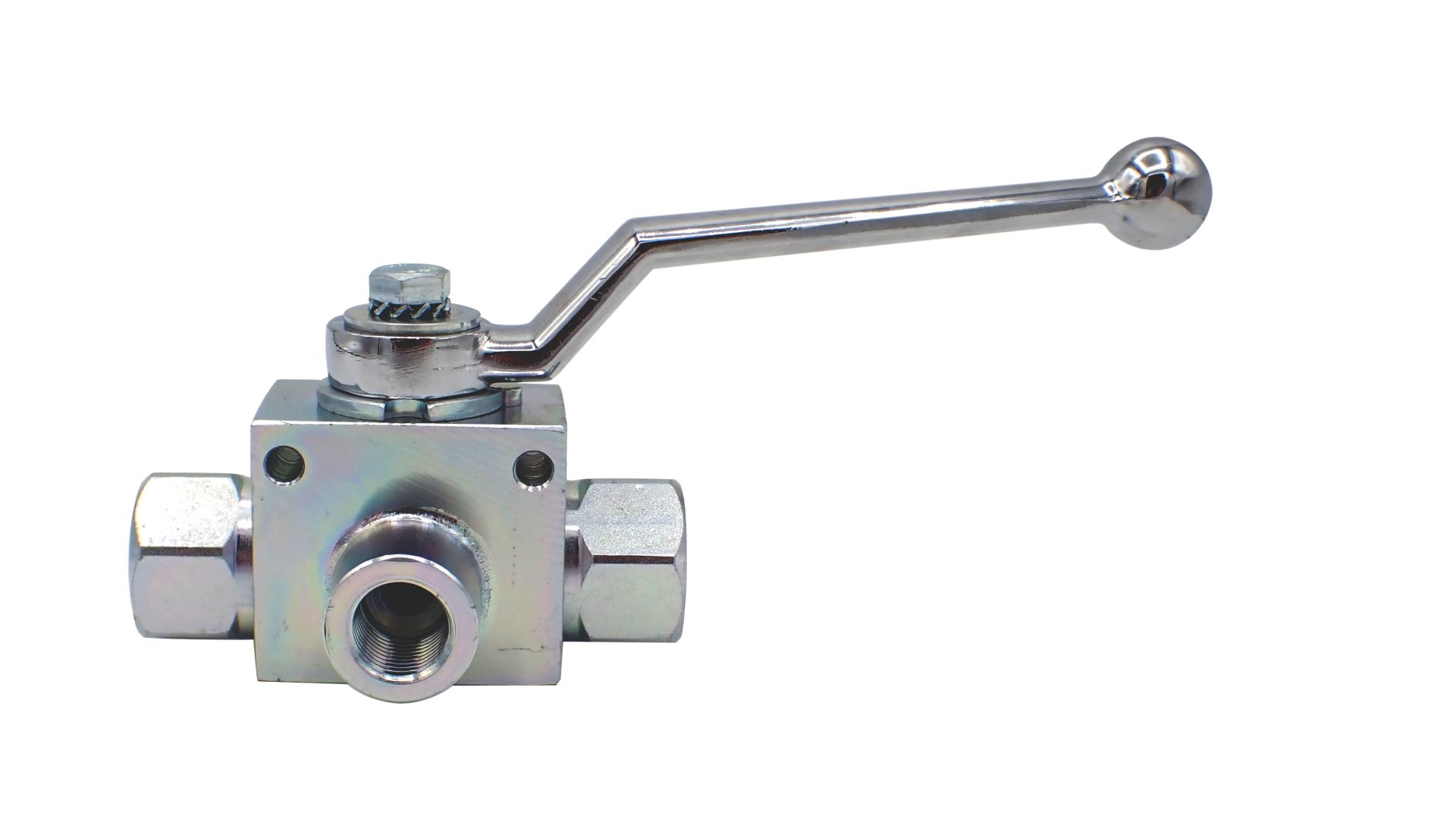 ValCon 3/2-Wege Umschalt-Kugelhahn DN 25 Anschlussgewinde IG 1" PN 315 bar L-Bohrung | 25 | G 1 ...